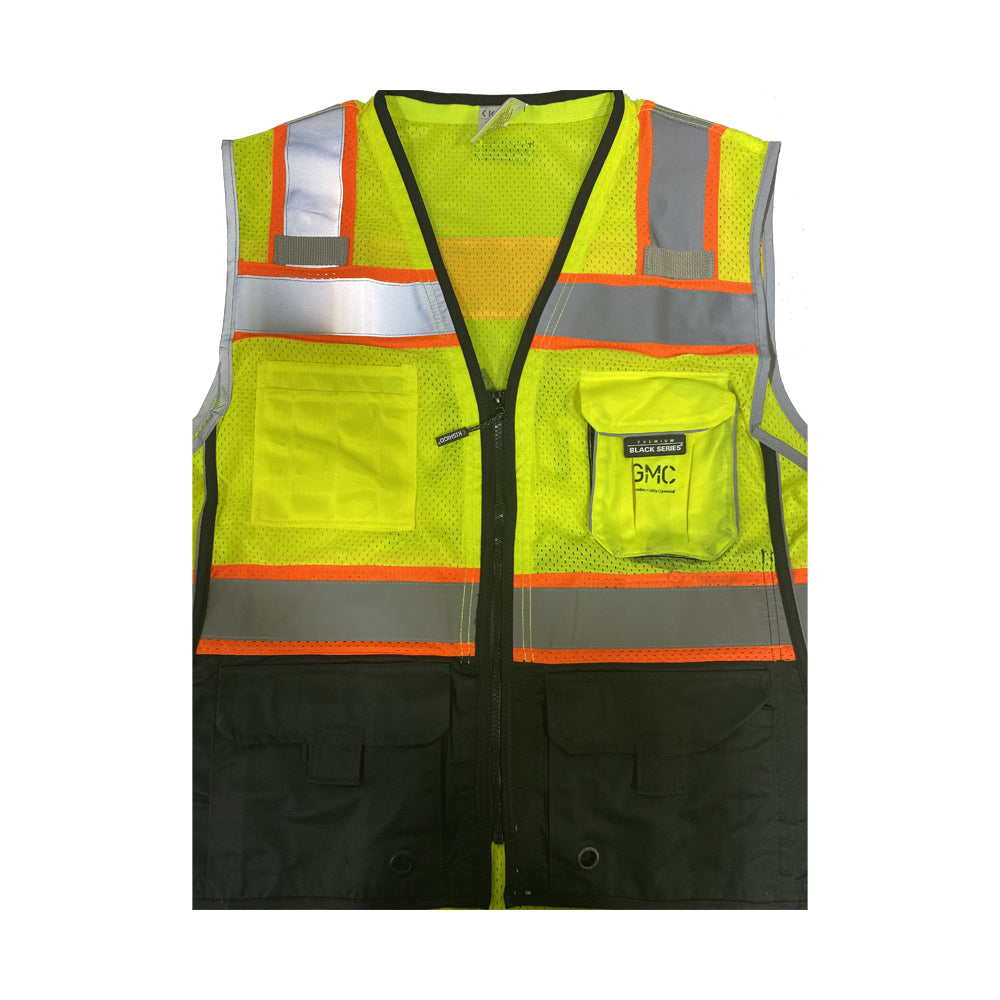 Kishigo Black Weries Black Bottom Safety Vest – GMC Network