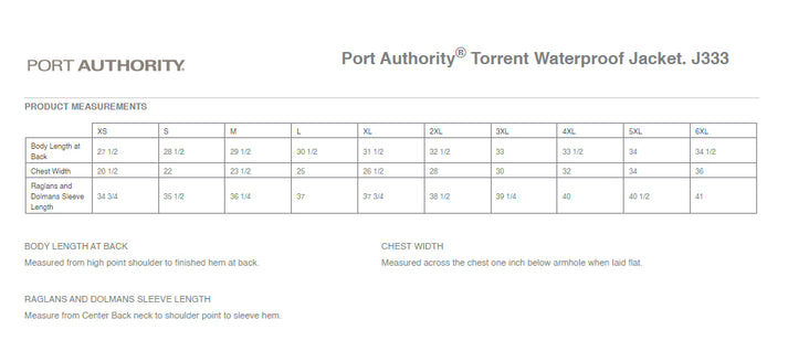 Men's Port Authority Torrent Waterproof Jacket – GMC Network